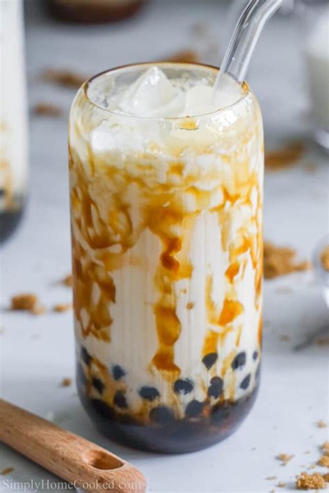 🧋brown Sugar Boba Milk Tea Simply Home Cooked