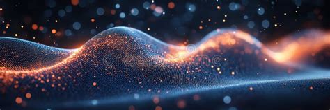 Futuristic Digital Background For Tech Innovation And Ai Processes Stock Illustration