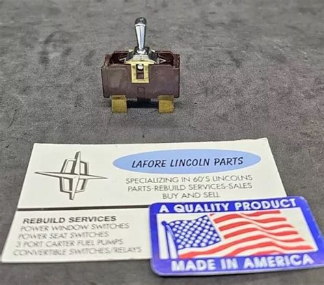 1965 Lincoln Continental Power Window Bypass Switch Rebuilt C5vb 14a695 20372 Picclick Ca