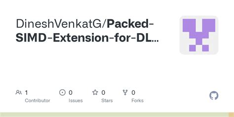Github Dineshvenkatgpacked Simd Extension For Dl Float And B Float Datatypes