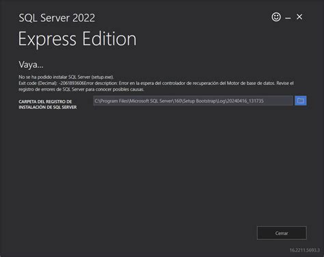 Exit Code Decimal 2061893606error Description Error En La Espera