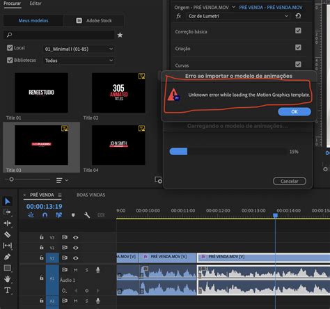 Erro De Carregamento De Gráficos Essenciais E Prem Adobe Product