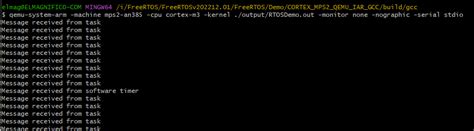Qemu模拟运行freertos Elmagnificos Blog