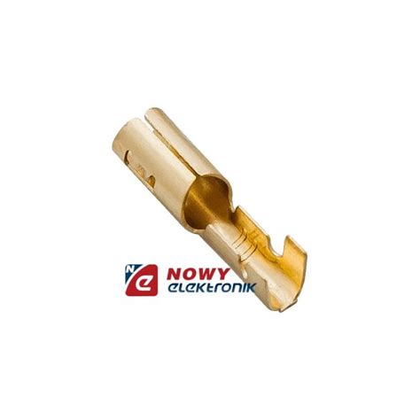 Konektor okr 4mm Ż nieizol żeński przew Podzespoły Elektroniczne