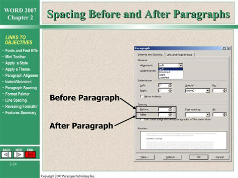 Word Chapter 2 Formatting Characters And Paragraphs Ppt