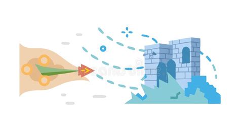 Historic Site Data Flow Symbolizing Cultural Preservation Vector Design Generative Ai Stock