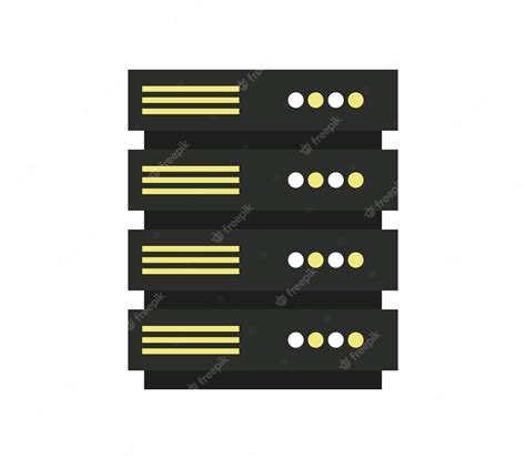 premium vector server