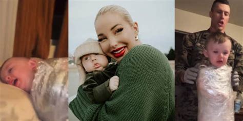 Tiktoker Savannah Glembin Gets Cps Called On Her After Posting Video Of Her Son In Saran Wrap