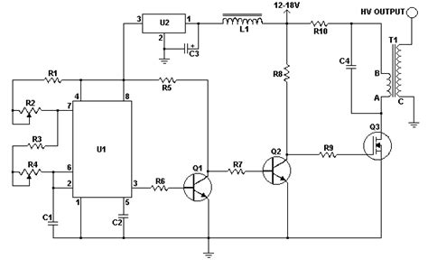 Solid State Tesla Coil Circuit