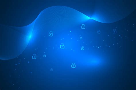 Digital Futuristic Binary Code Privacy Technology Abstract Stock Illustration Download Image