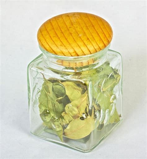 Premium Photo Laurel Leaf In The Can