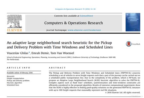 自适应大邻域搜索算法在有时间窗口和预定线路的取送货问题中的应用自适应大规模邻域搜索算法如何处理约束 Csdn博客