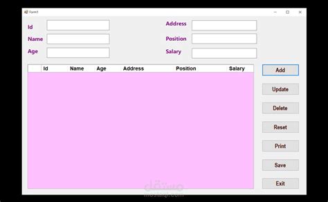 Grud System Using Datagridview مستقل Grud System Using Datagridview مستقل