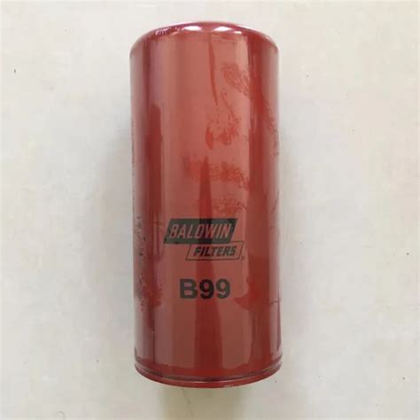 Original Baldwin Lube Oil Filter B99 Filter Element And Engine Parts