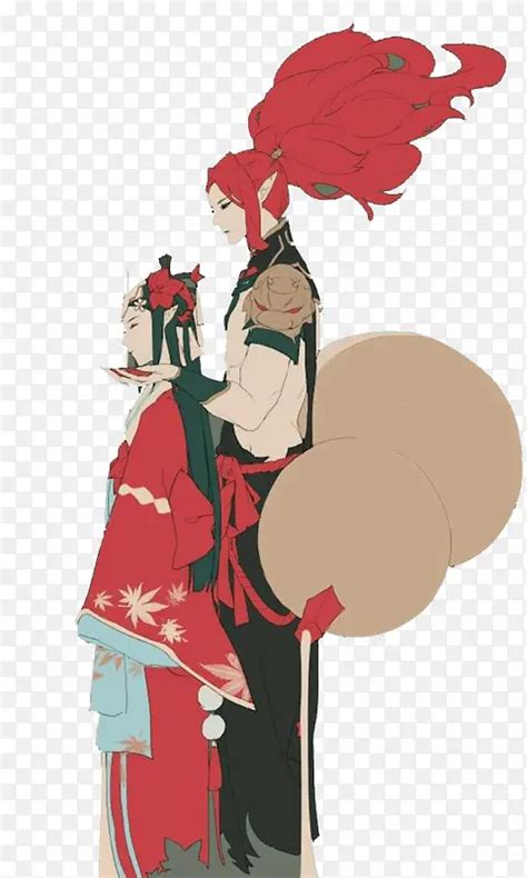 红色动漫情侣侠客png图片素材下载 图片编号ykpknlbz 免抠素材网