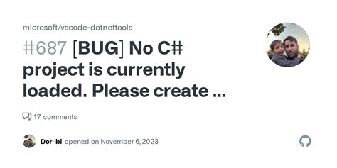 Bug No C Project Is Currently Loaded Please Create A C Project In