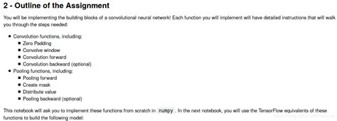 深度学习 卷积神经网络 吴恩达第四课第一周作业1答案convolutional Neural Networks Step By Step深度学习 第四门课第一周习题 Csdn博客