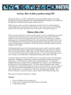 Activity How To Find A Position Using GPS Activity How To Find A Position Using Gps Pdf PDF4PRO