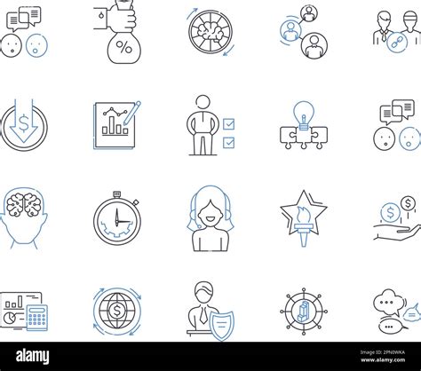Assessment Management Outline Icons Collection Assessment Management