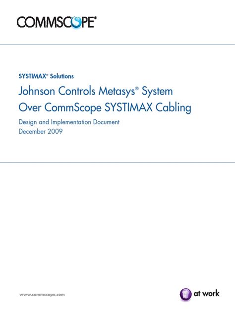 Johnson Controls Metasys System Br Pdf Network Topology Computer Network