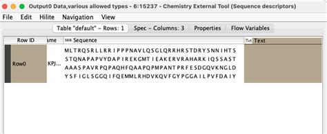 Protein Descriptors In Knime Using Chemistry External Tool Partner