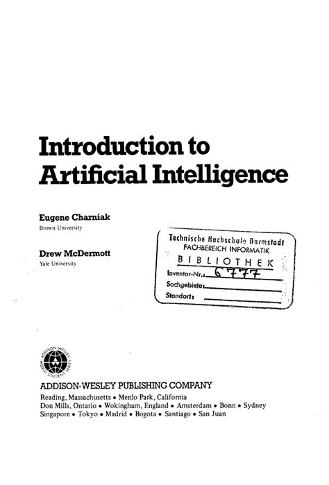 Introduction To Artificial Intelligence