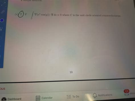 Solved OF Vc Cos O T Do V E Cos U Tds Where Is The Chegg Com