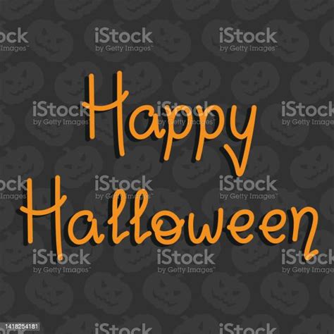 평면 스타일의 축하 장식 디자인 벡터 일러스트 레이 션을위한 해피 할로윈 레터링 0명에 대한 스톡 벡터 아트 및 기타 이미지 0명 개념 검은색 Istock