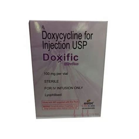Doxific Doxycyline 100mg Injection USP At Rs 150 Vial Doxycycline Injection In New Delhi ID