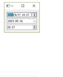 Qt之输入控件QDateTimeEdit 代码先锋网