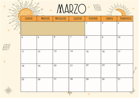 Calendario Marzo 2024 Stampabile Gratis Calendario 2021 Da Stampare