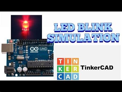 Led Blinking Simulation With Demo TinkerCAD Arduino UNO YouTube