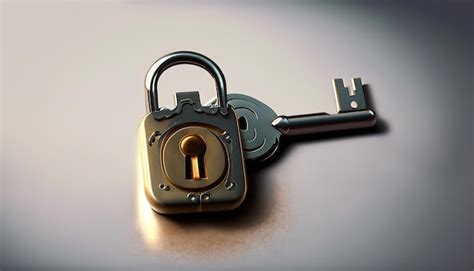Premium Ai Image Lock And Key