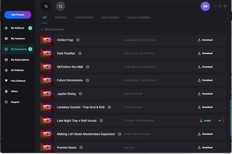 Akai Pro Accessing Your Purchased Expansions And Software From