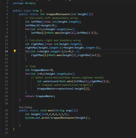 Simran On Linkedin 30daysofcodechallenge Trappedrainwater