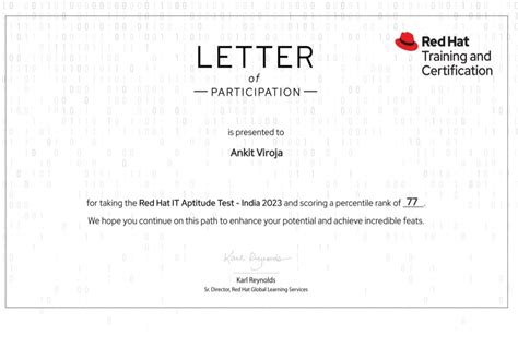 Ankit Viroja On Linkedin Redhat Redhatcertification Redhattraining