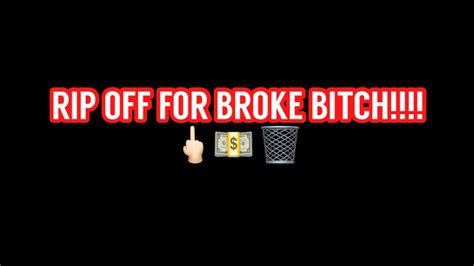 RIP OFF FOR BROKE BITCH Out Of Queen ASMR Clips Sale