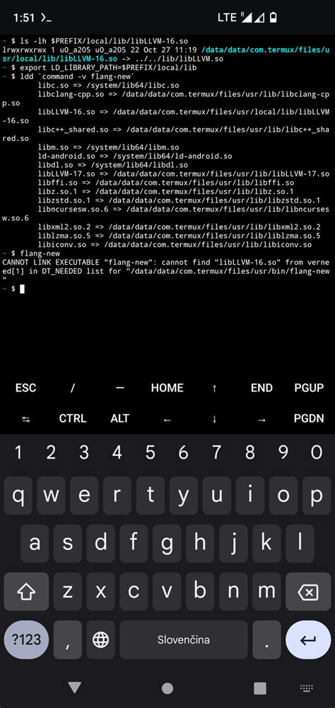 Ldd Output Fine But Ld Still Cannot Find Shared Lib Rtermux