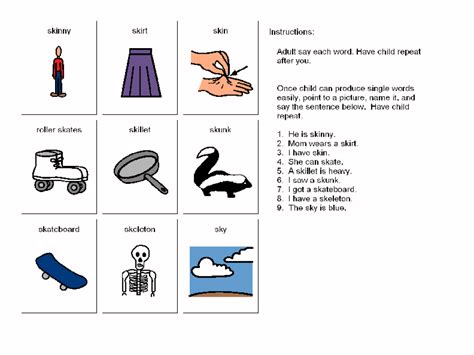 Repeat Words And Sentences Worksheet For Kindergarten 3rd Grade