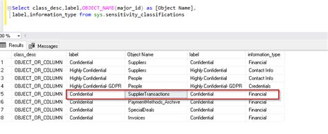 Sql Data Classification Add Sensitivity Classification In Sql Server 2019