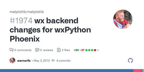 Wx Backend Changes For WxPython Phoenix By Wernerfb Pull Request Matplotlib Matplotlib