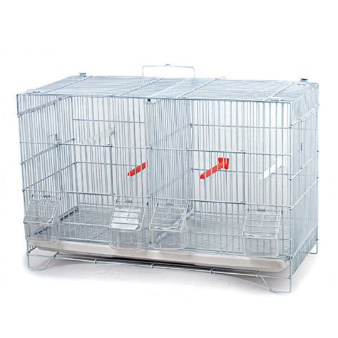 1x Stackable Bird Cage Breeding Cages For Canary Finch Small Birds Whi Salesbay