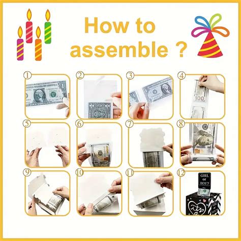 Уникална Кутия за Разкриване на Пола с Вадене на Пари Temu Bulgaria