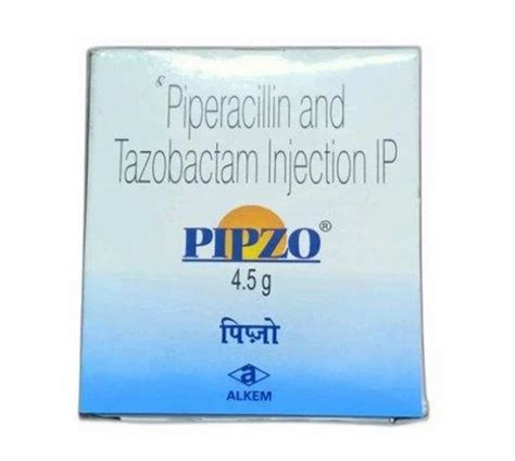 4 5gm Pipzo Piperacillin Tazobactam Injection At Best Price In Indore