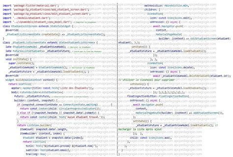 Créer Une Application Crud Avec Sqlite Et Flutter Apcpedagogie