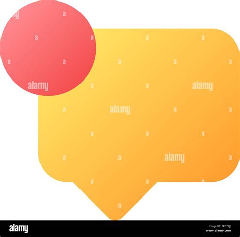 New Message Pixel Perfect Flat Gradient Color Ui Icon Stock Vector Image And Art Alamy