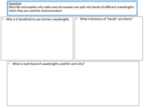 AQA Combined Science Physics 4 6 Mark Help Teaching Resources