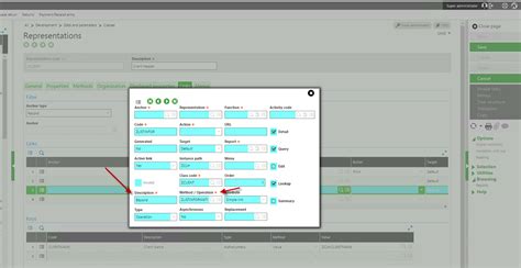 How To Add A Button Link To A Representation To Call A Method Sage X Support Sage X