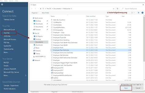 Connect Tableau To A Pipe Or Vertical Bar Delimiter Text File