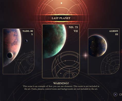Artstation Mystic Ui Elements Game Assets
